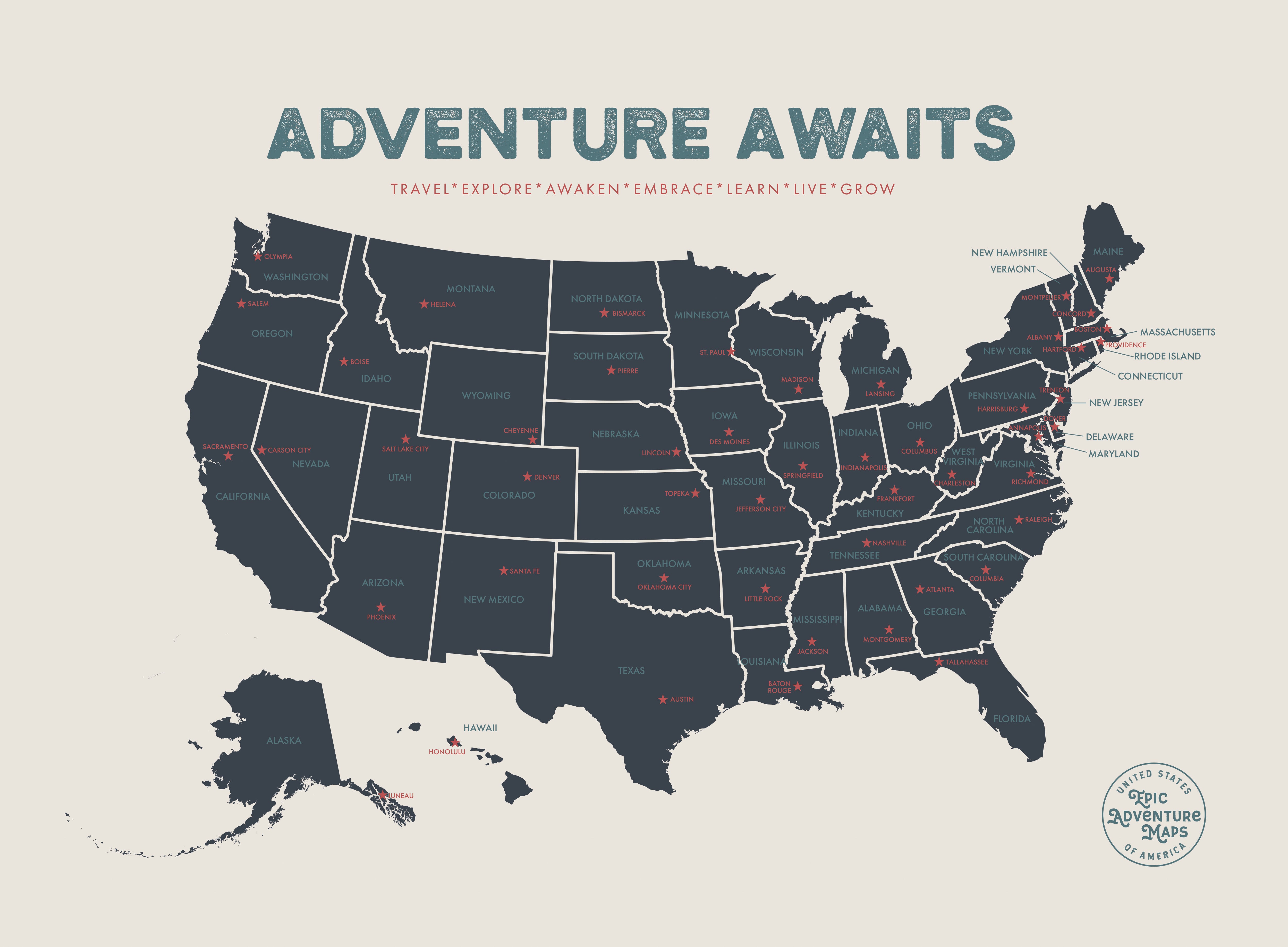 USA Maps – Epic Adventure Maps