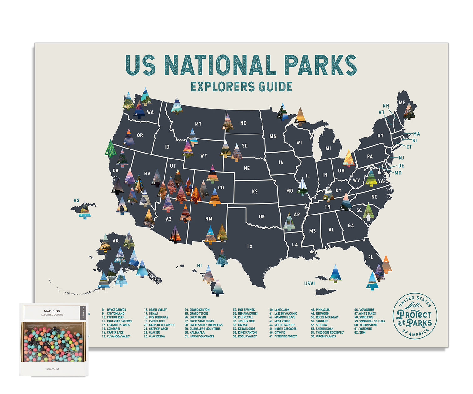 National Park Maps – Epic Adventure Maps