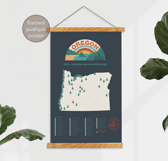 Oregon Parks Map - Map of Oregon featuring all OR State Parks and ...